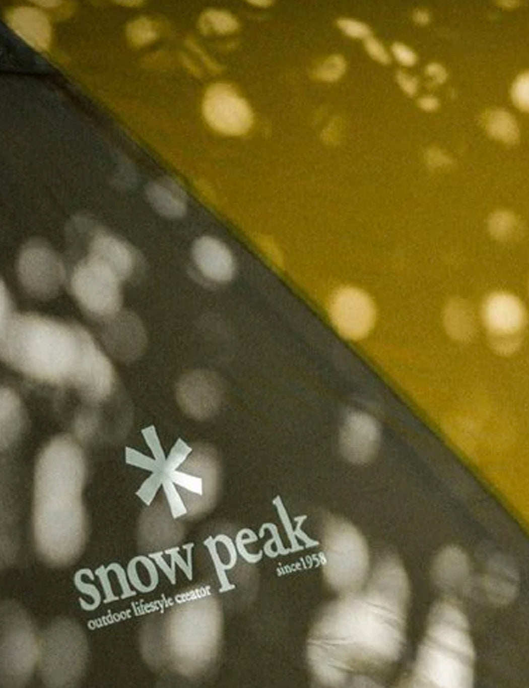 Snow Peak Small Brown Amenity Dome Tent - Yumi Clothing